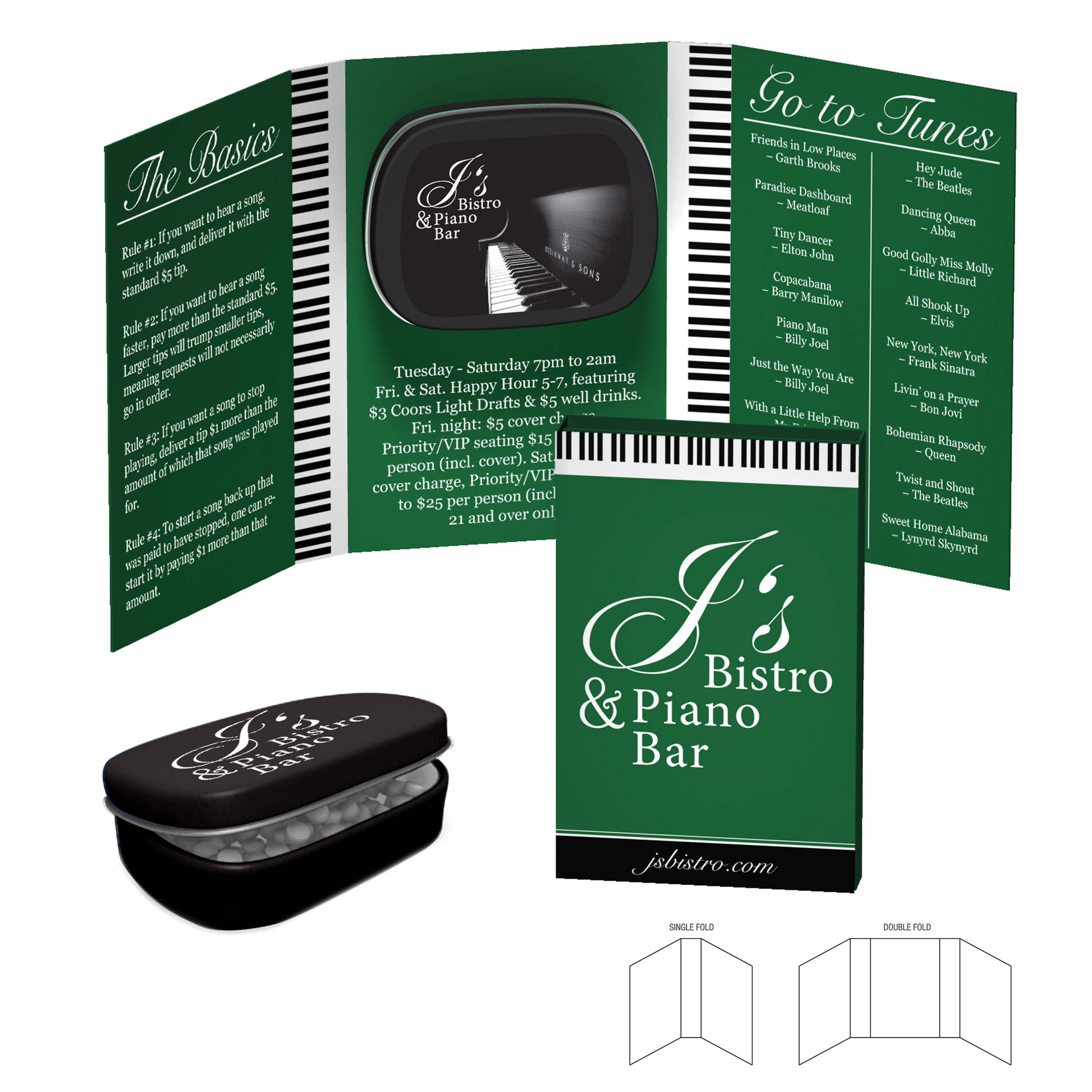 Tek Booklet With Hinged Mint Tin | tekweld.com