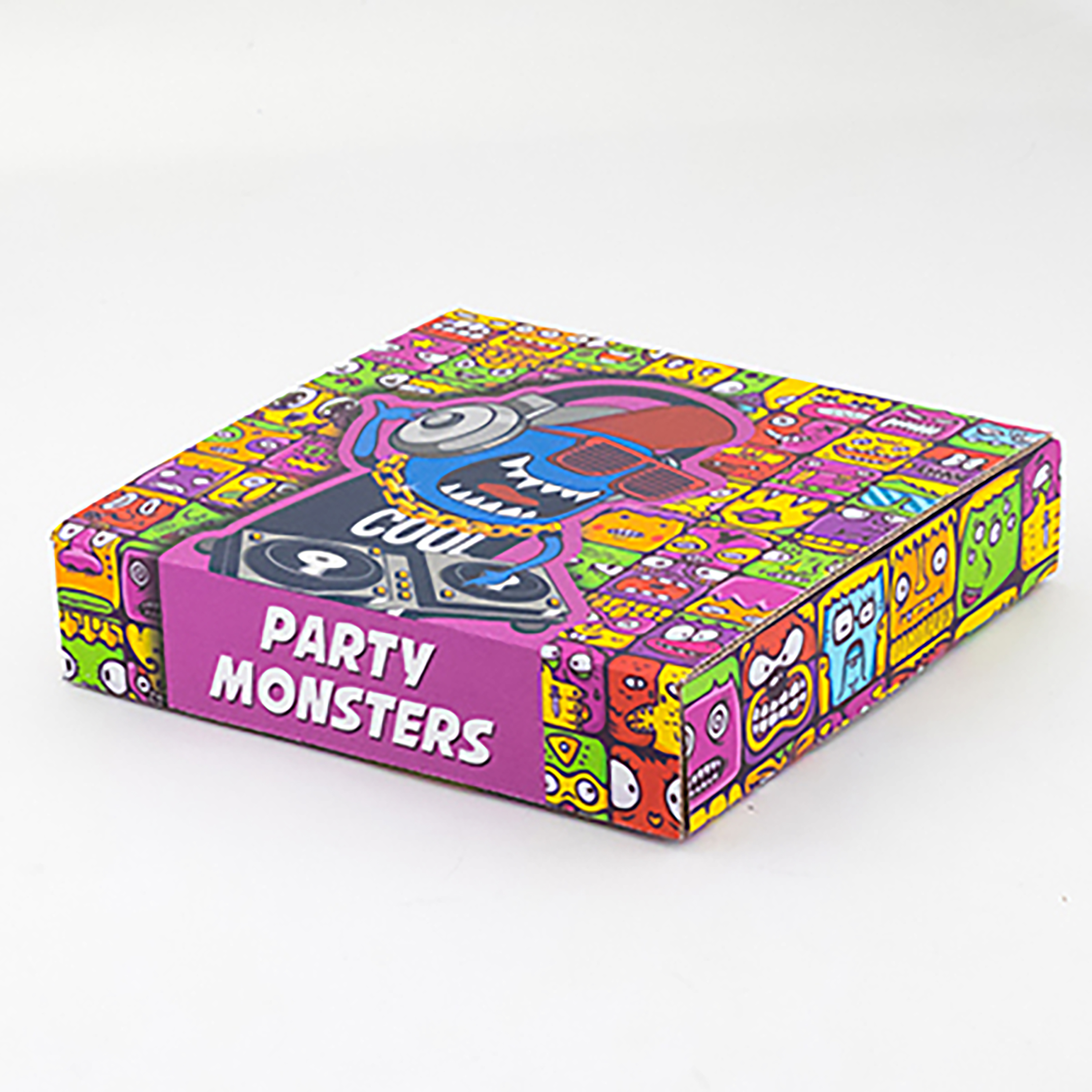 7" X 6.75" X 1.5" 4CP Full Bleed E-Flute Tuck Box - 4/4 | tekweld.com