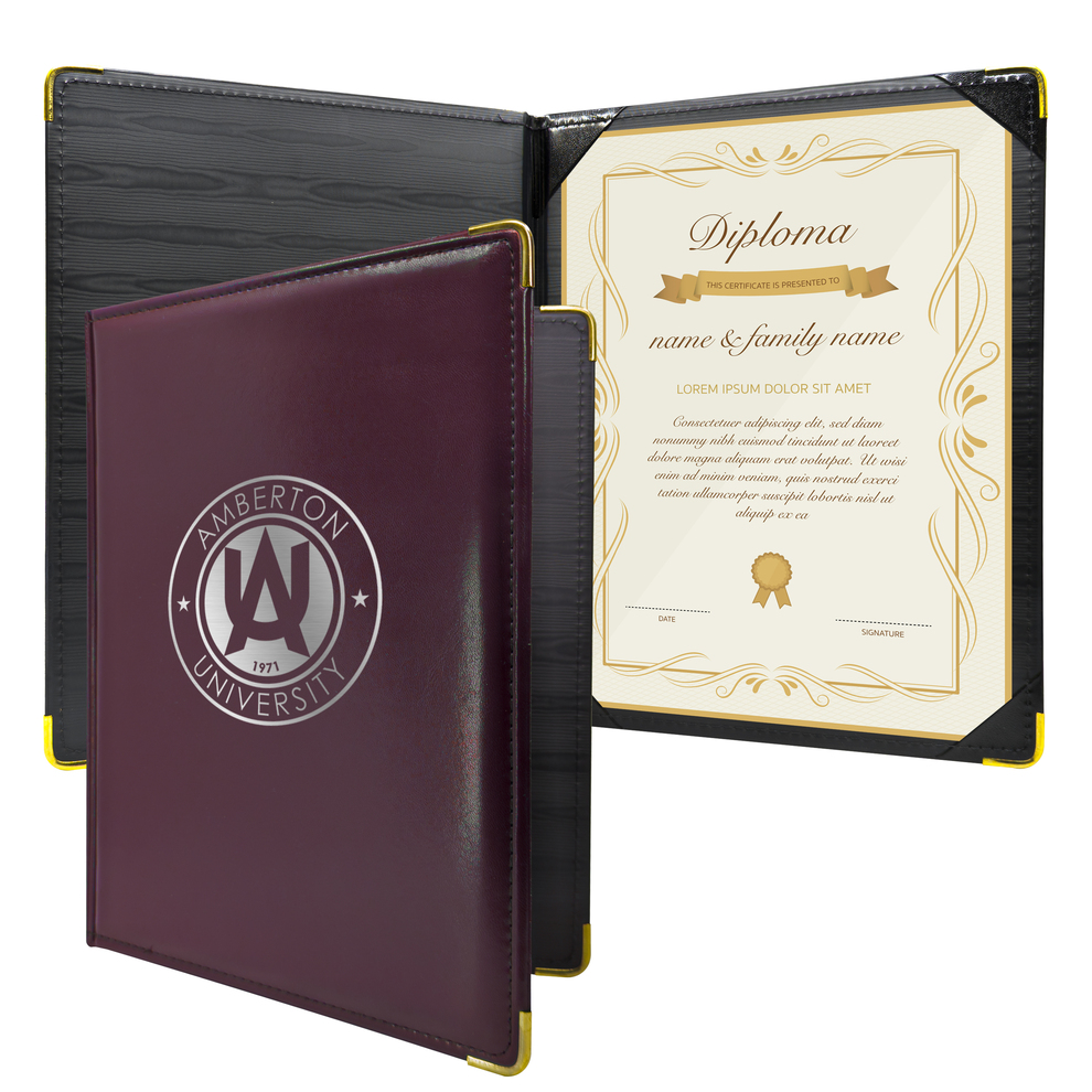 Diploma Holder Deluxe Portrait | tekweld.com