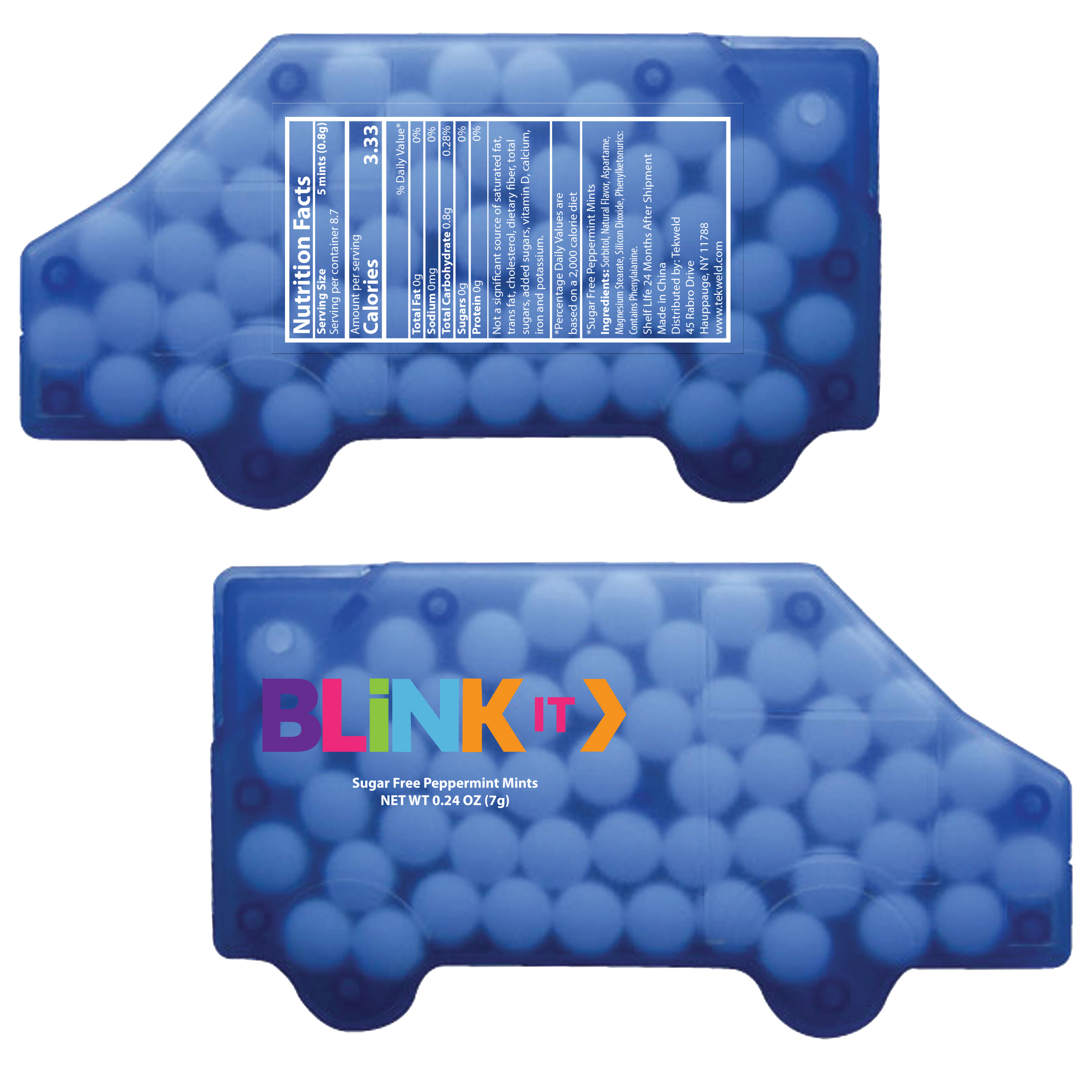 Truck Shaped Credit Card Mints | tekweld.com