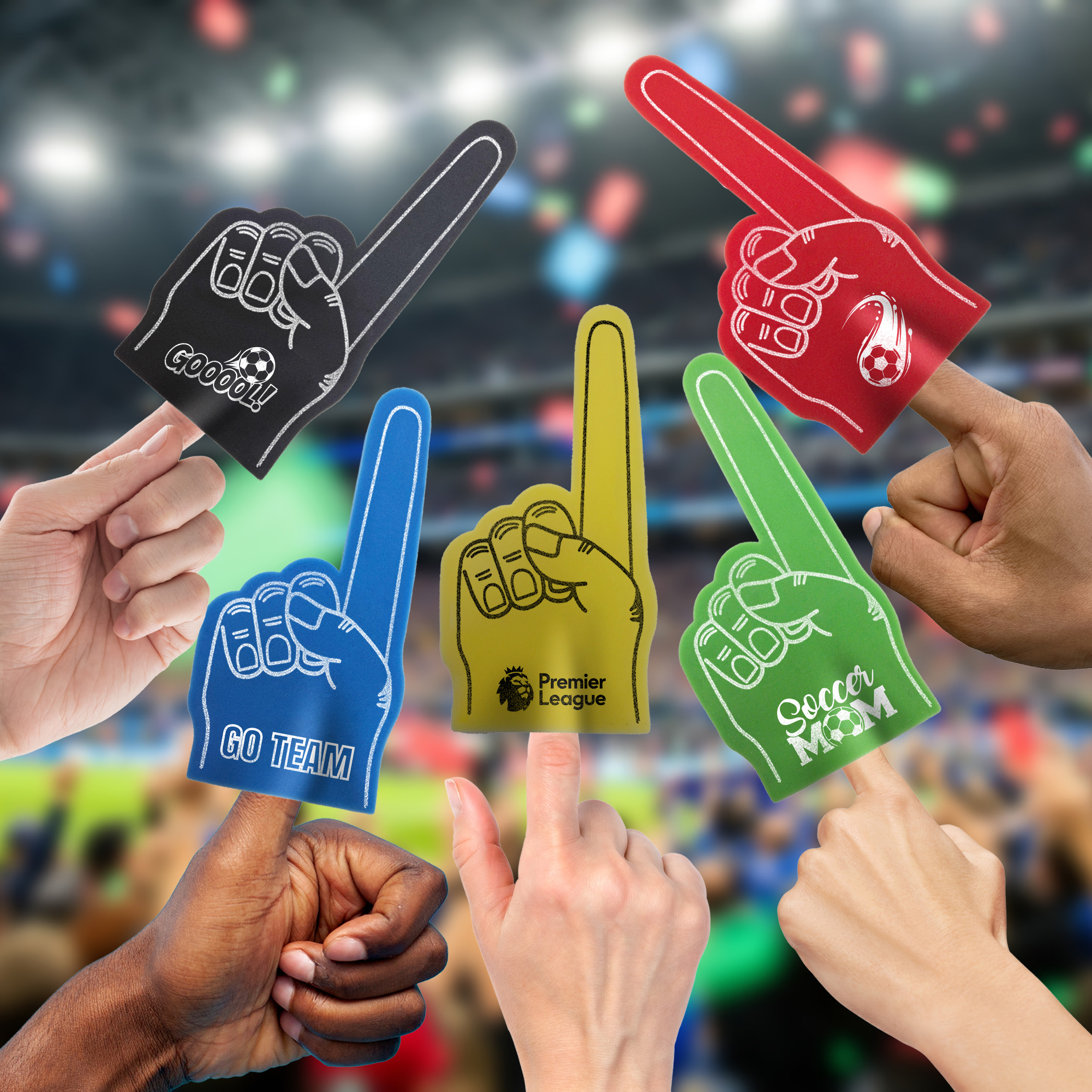 Mini 6.5 Foam #1 Cheering Hand Finger Topper (Air Freight) | tekweld.com